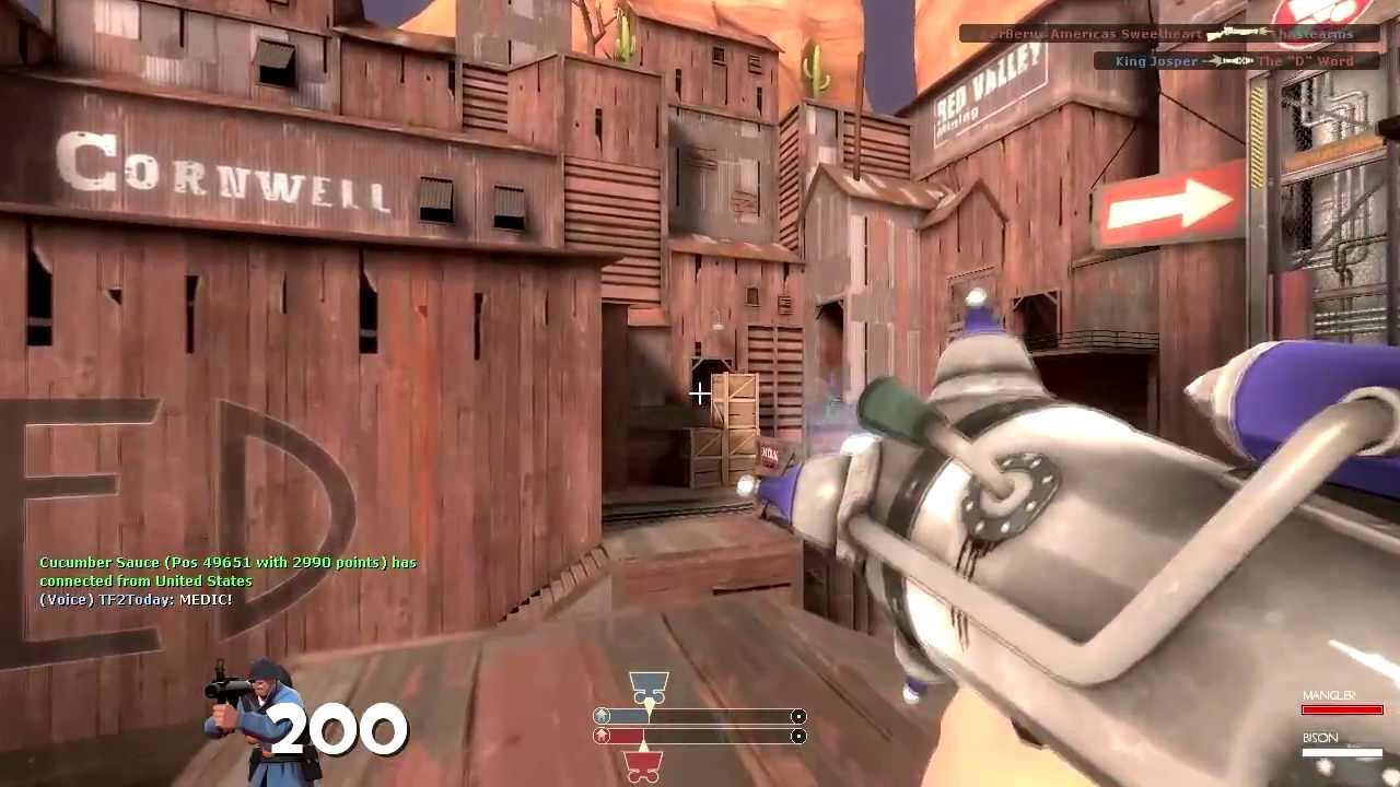 TF2: Soldier Gameplay (Cow Mangler 5000) PLR HighTower (Commentary ...