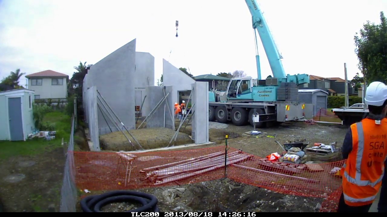 2019 SGA : Pre-cast tilt panel house - Waterview NZ - YouTube