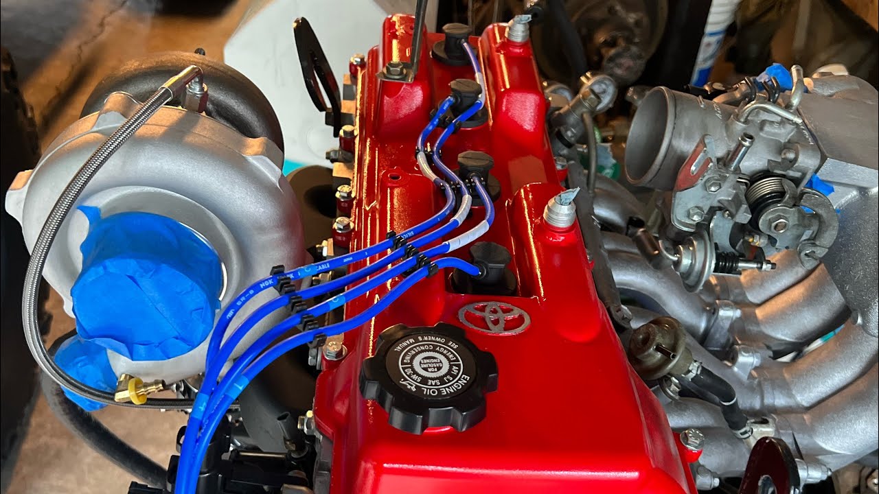 TOYOTA 2RZ ENGINE ASSEMBLY (Boosted 2rz Build Part 2) - YouTube