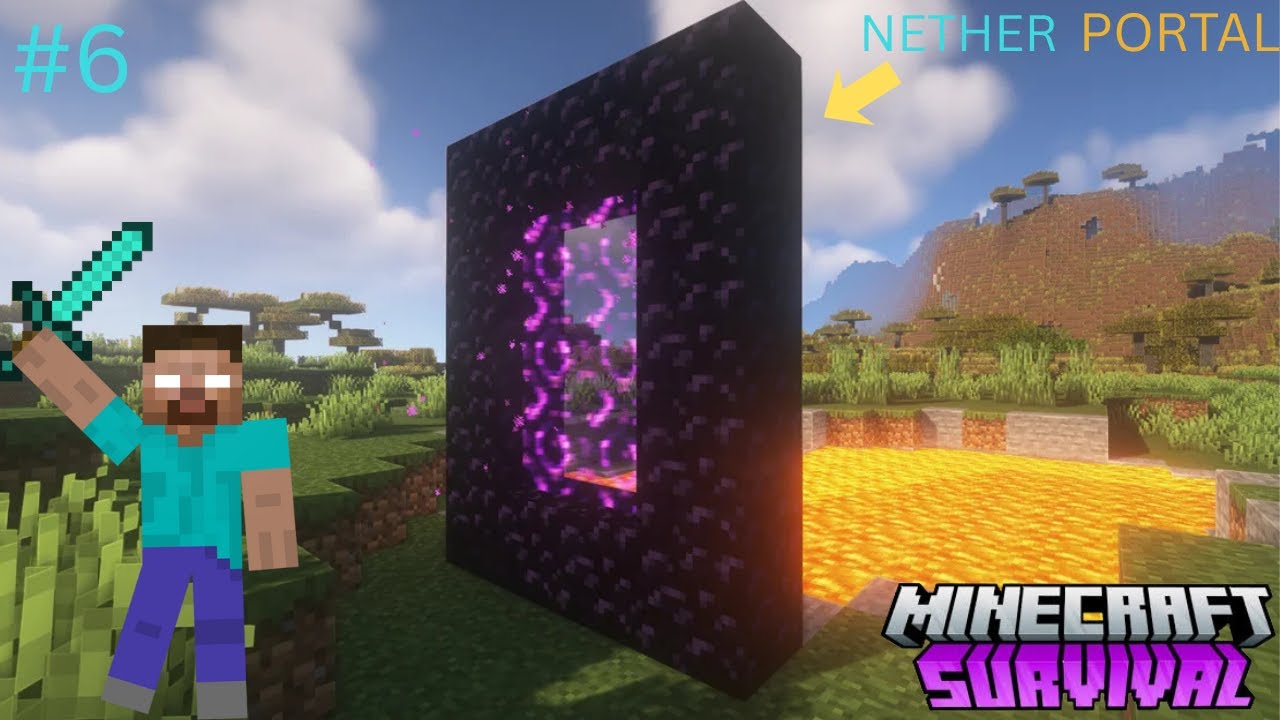 Making Neither Portal in Minecraft Survival Series #6 - YouTube