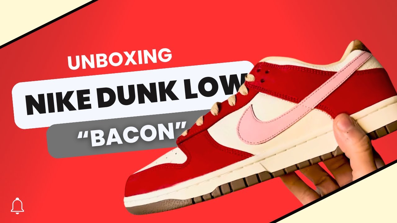 Nike Women's Dunk Low Premium "Bacon" Sail and Sport Red | Released ...