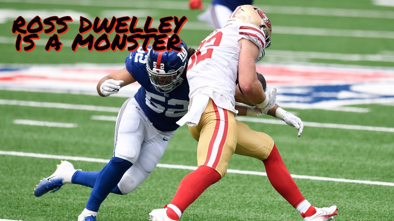 49ers Tight End Ross Dwelley is a Monster - YouTube