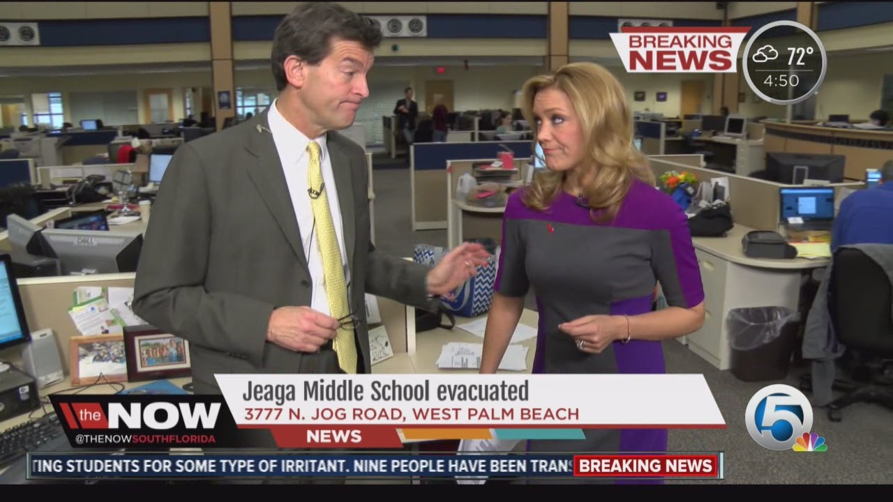Jeaga Middle School evacuated - YouTube