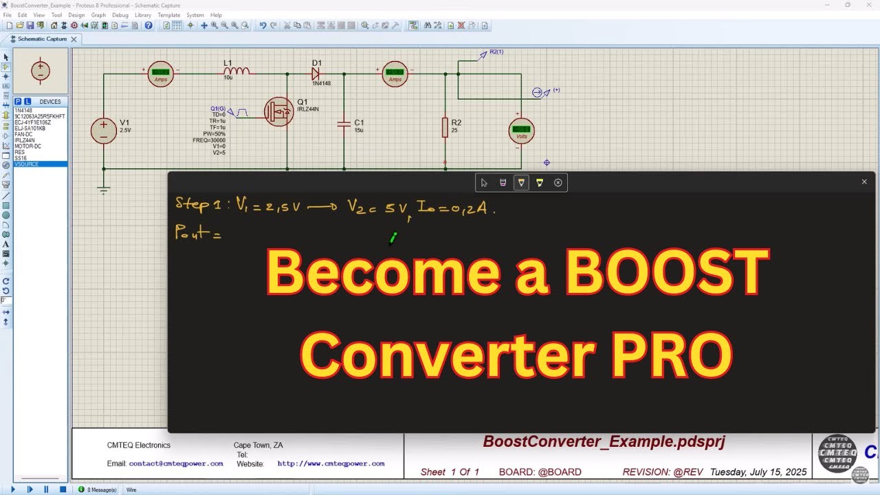 How a Boost Converter Works - Step by Step Design with Practical ...