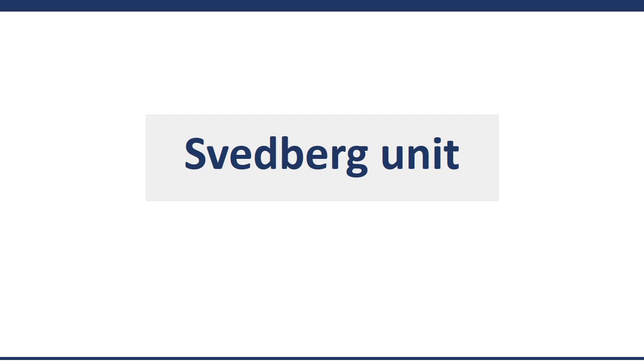 Svedberg unit - YouTube