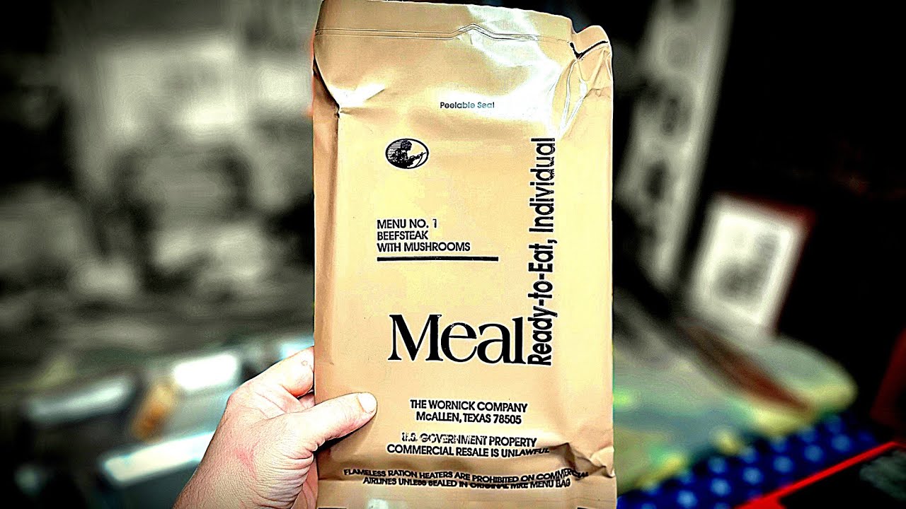 2004 MRE - Menu 1 - Beefsteak with mushrooms【DECEPTION】 - YouTube
