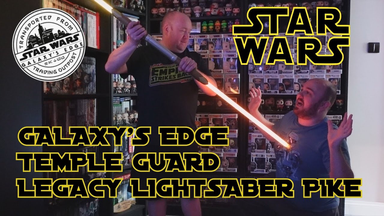 Unboxing Star Wars Galaxy's Edge LE Temple Guard Lightsaber Pike - YouTube