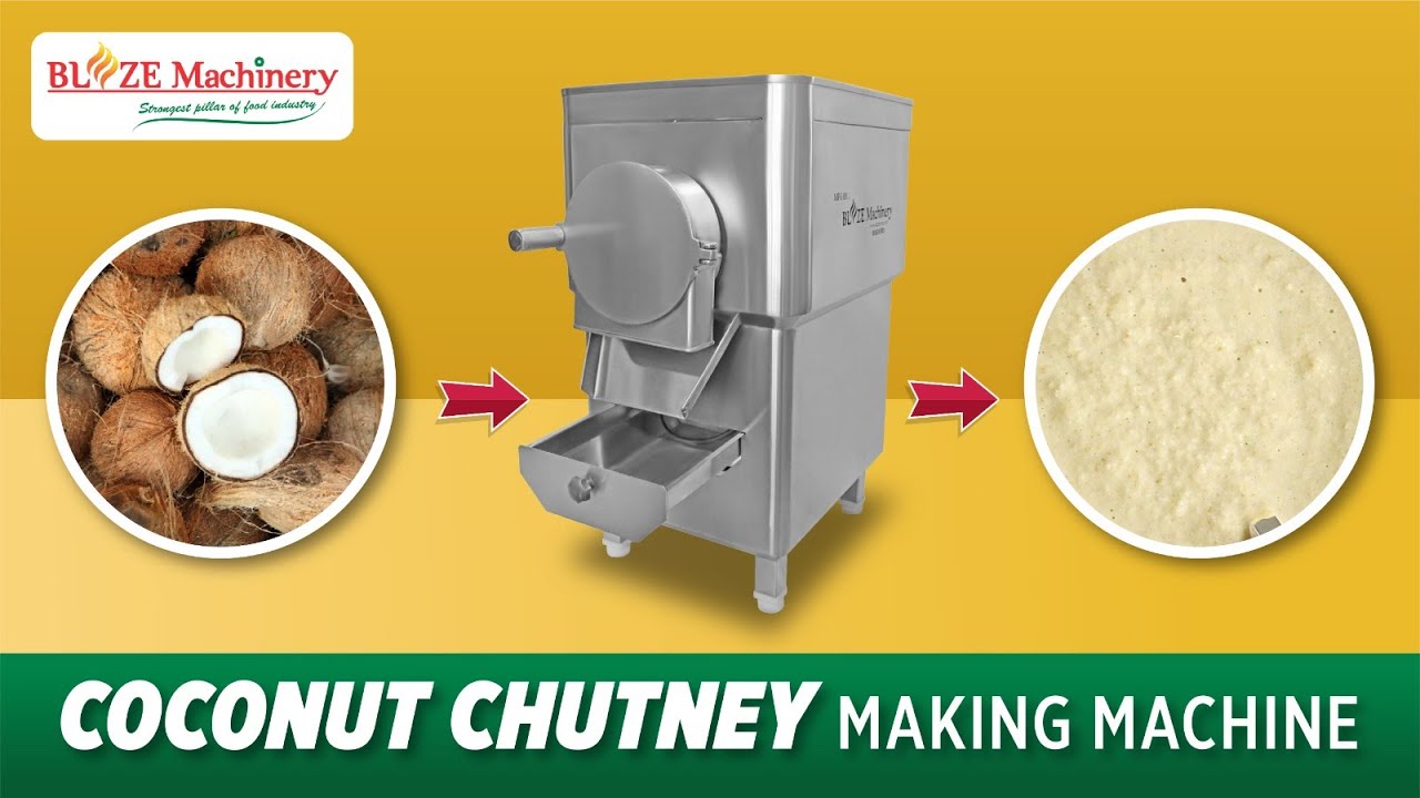 Coconut Grinding Machine | Coconut Chutney Making Machine | Industrial ...