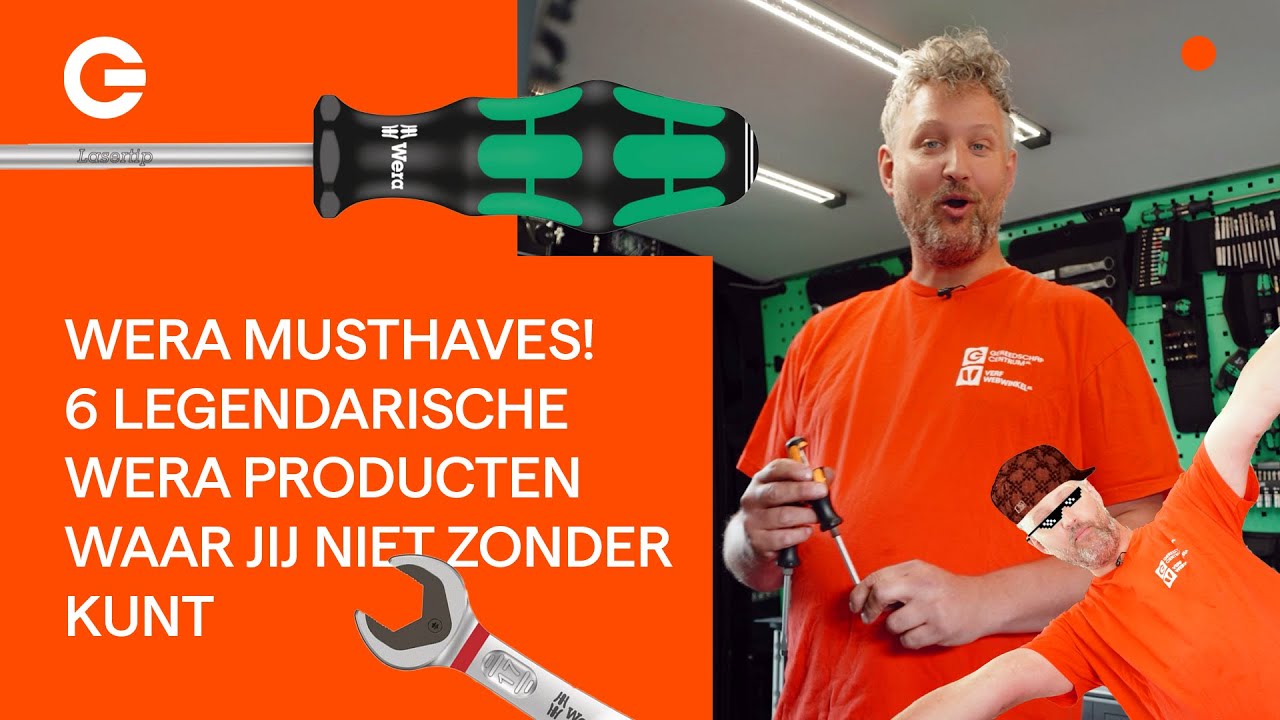 WERA MUSTHAVES. 6 legendarische WERA producten waar jij NIET zonder ...