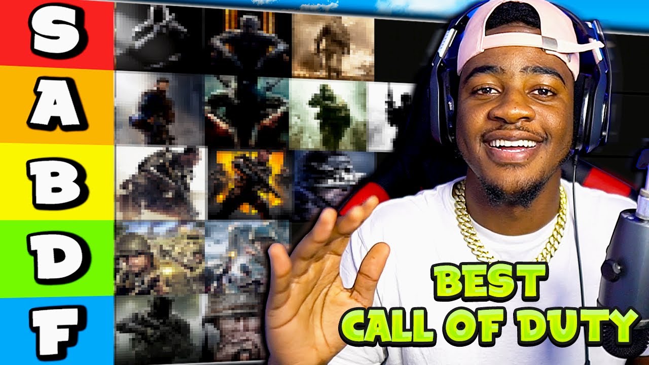 Andii RANKS the BEST Call of Duty games! (COD Tier List) - YouTube