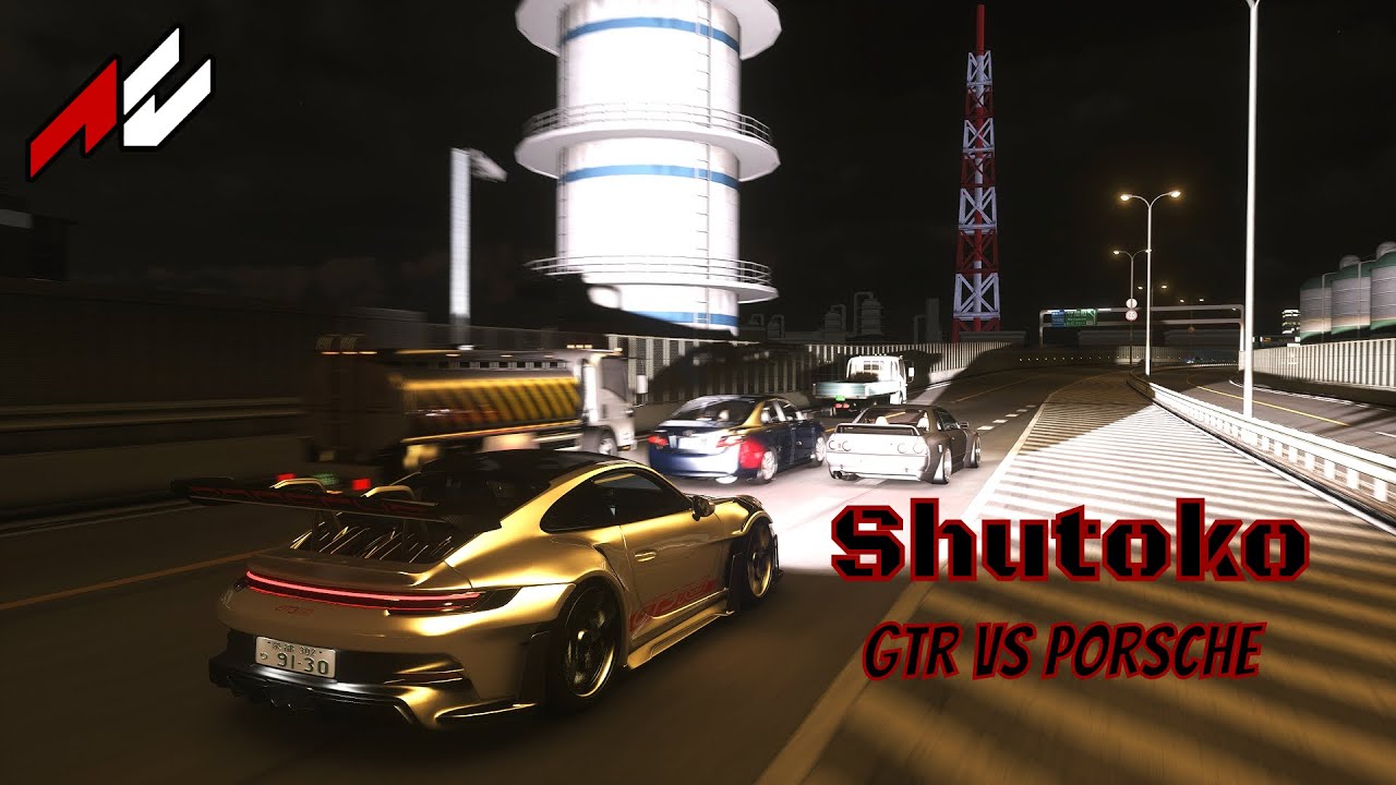 Assetto Corsa | Porsche 992 GT3RS & Nissan Skyline R32 | Shutoko Com ...