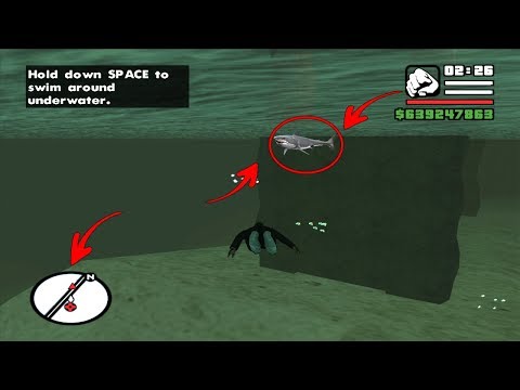 Secret Shark Location in GTA San Andreas! (Myths Hunting)