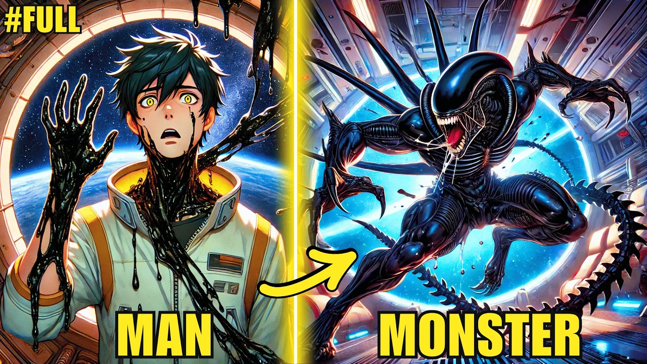 HE TURNED INTO AN ALIEN MONSTER ON A SPACESHIP AND BEGAN TO EVOLVE ...