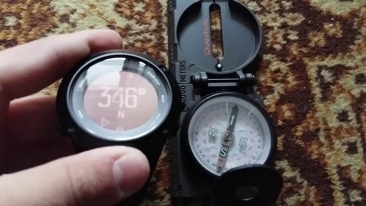 Suunto Ambit3 peak compass indoor test!! - YouTube