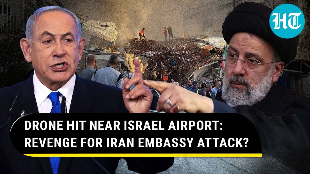 Iran Begins Revenge? Drone Hit 200m From Israel Airport, Impact In ...
