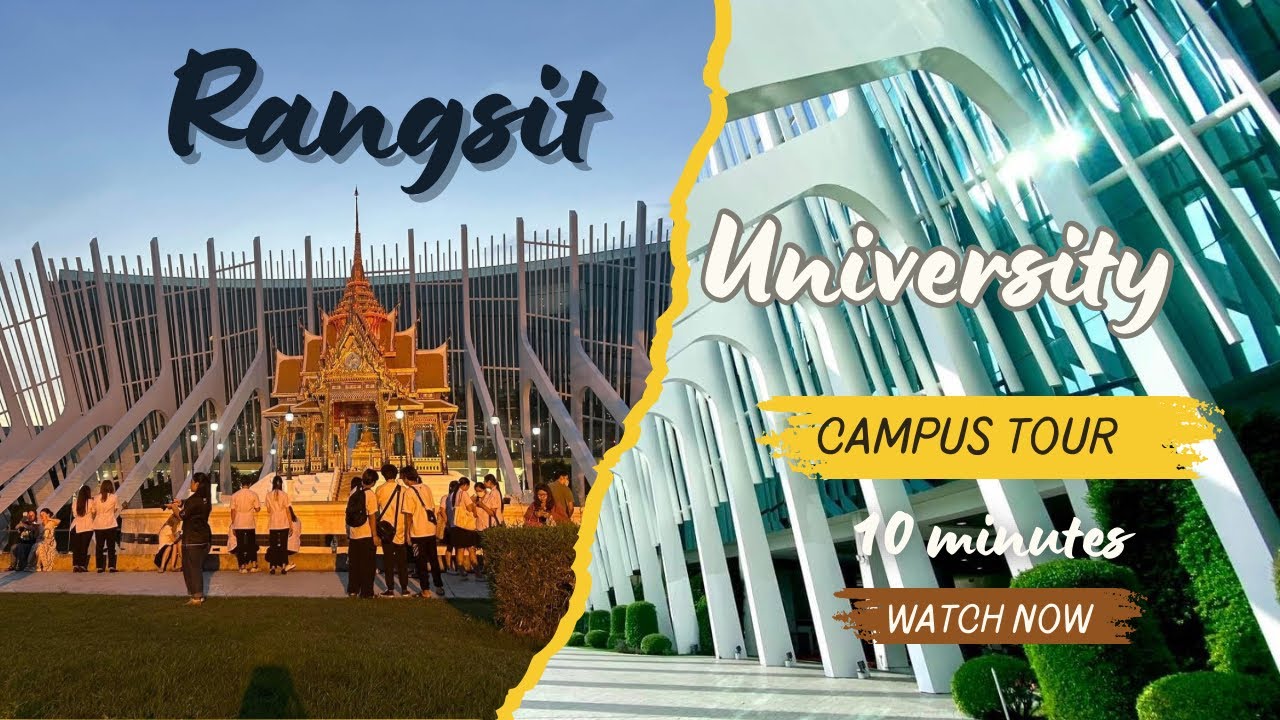 Rangsit University Thailand Campus tour by Fresa's sharing 🥰 - YouTube