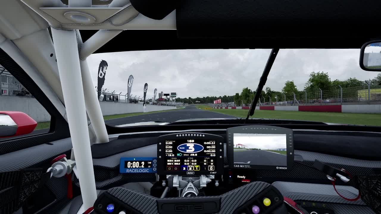 ACC Donington Park Ford Mustang GT3 (Light Rain) Track Guide (Hotlap ...