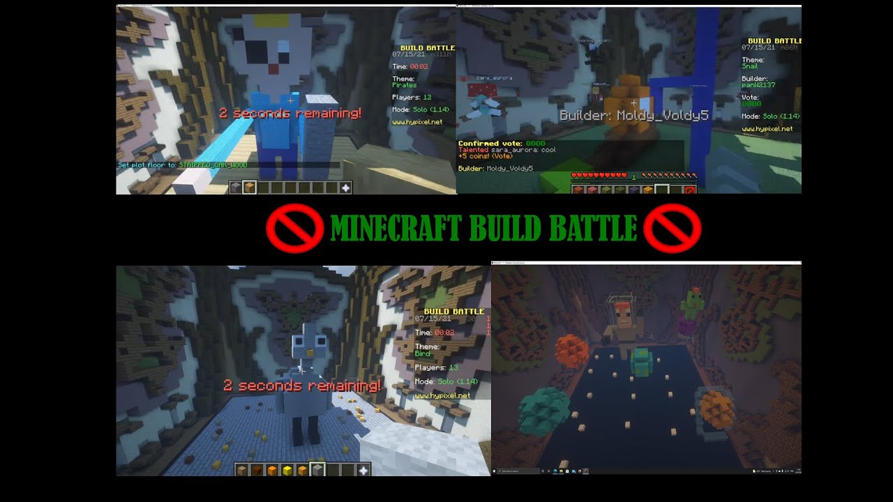 Pretty Pigeon {Minecraft Build Battles} - YouTube