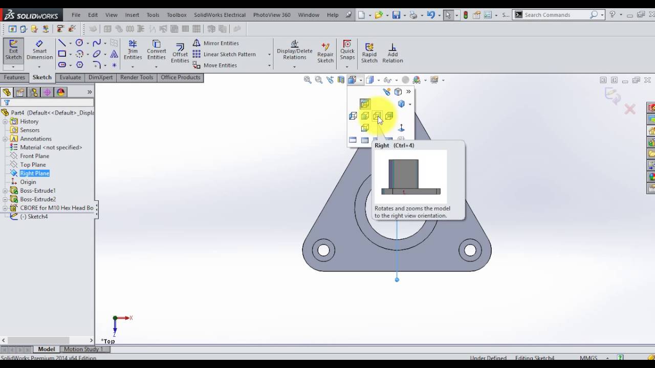 6 7 การสร้าง 3D Part Model เป็นรูปร่าง Column Support - YouTube
