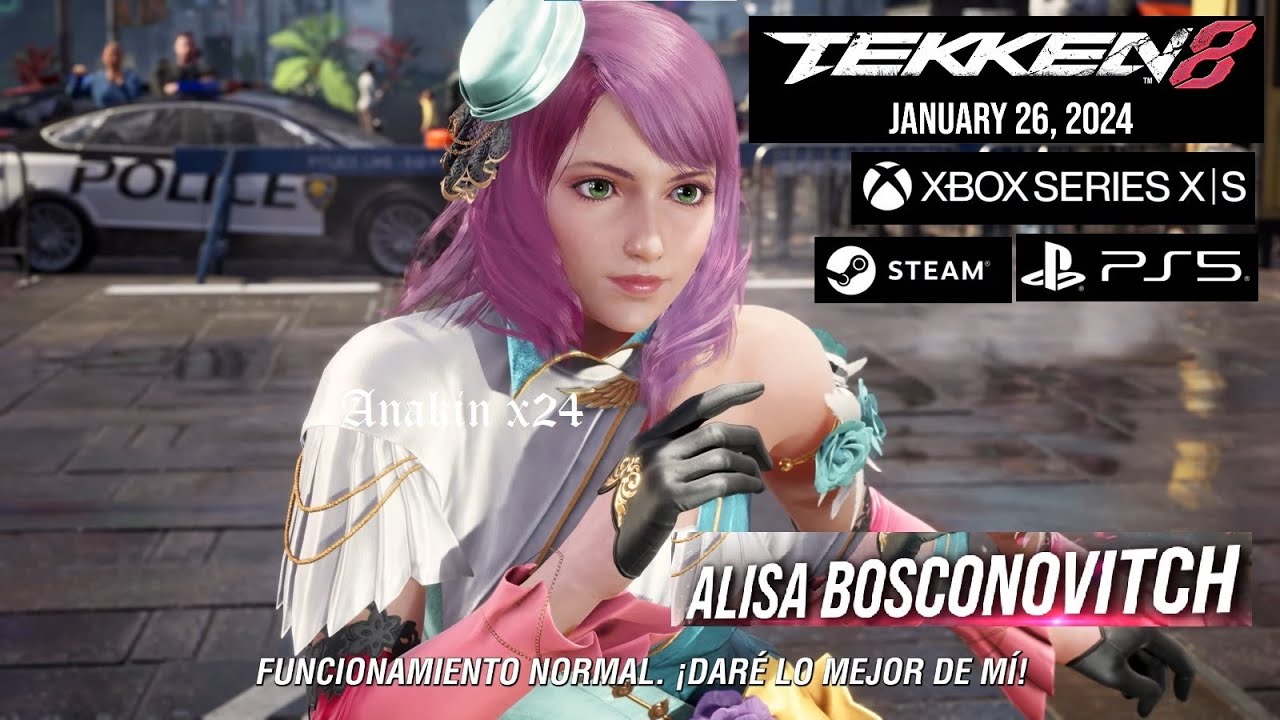 TEKKEN 8 - Alisa Bosconovitch Reveal & Gameplay Trailer PS5 Xbox Steam 2024 #alisa #shorts # ...