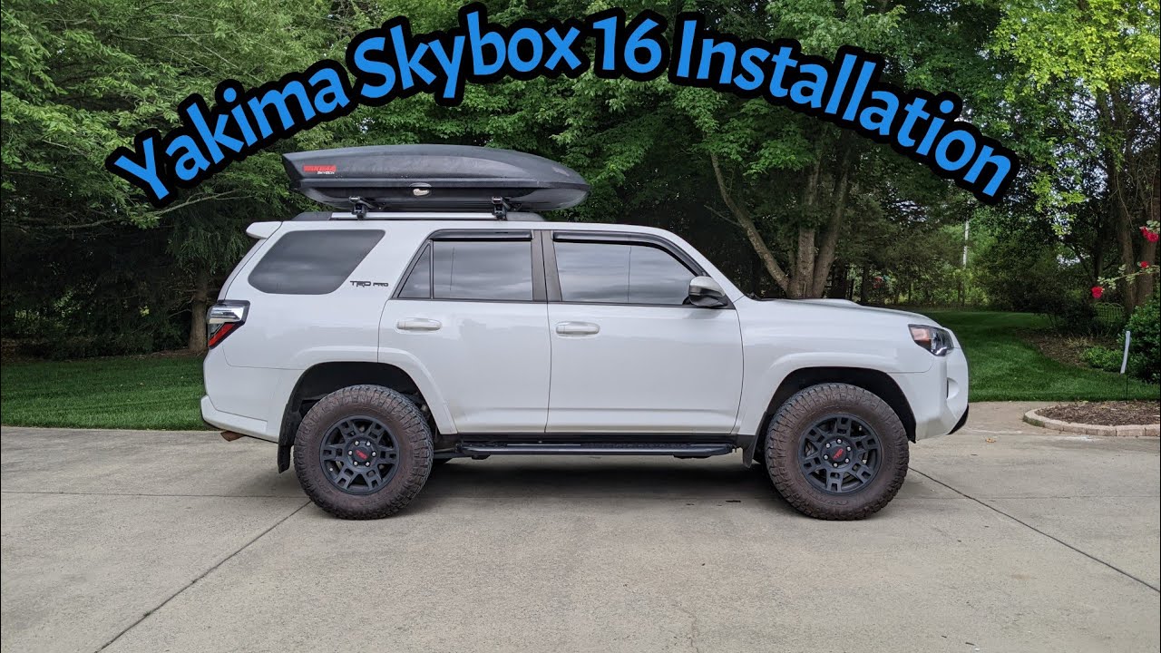 4Runner Yakima Skybox Install Fitting With Timberline, 50% OFF