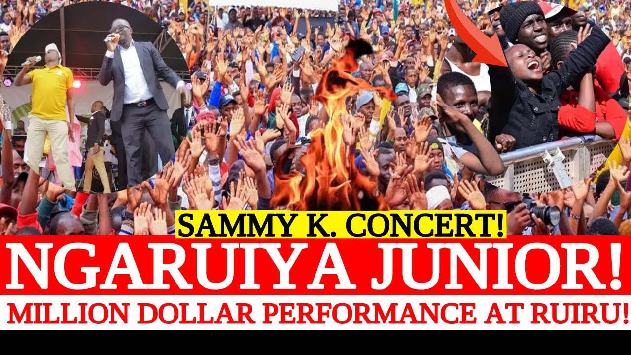 NGARUIYA JUNIOR MILLION DOLLAR PERFORMANCE AT RUIRU STADIUM AT SAMMY K ...