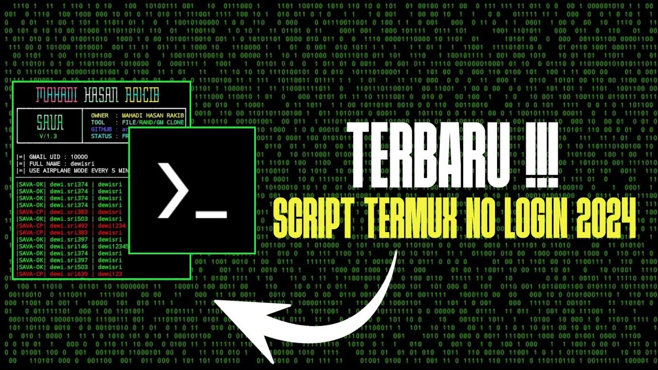 New Update Script Termux 2024 - NO LOGIN!!! - YouTube