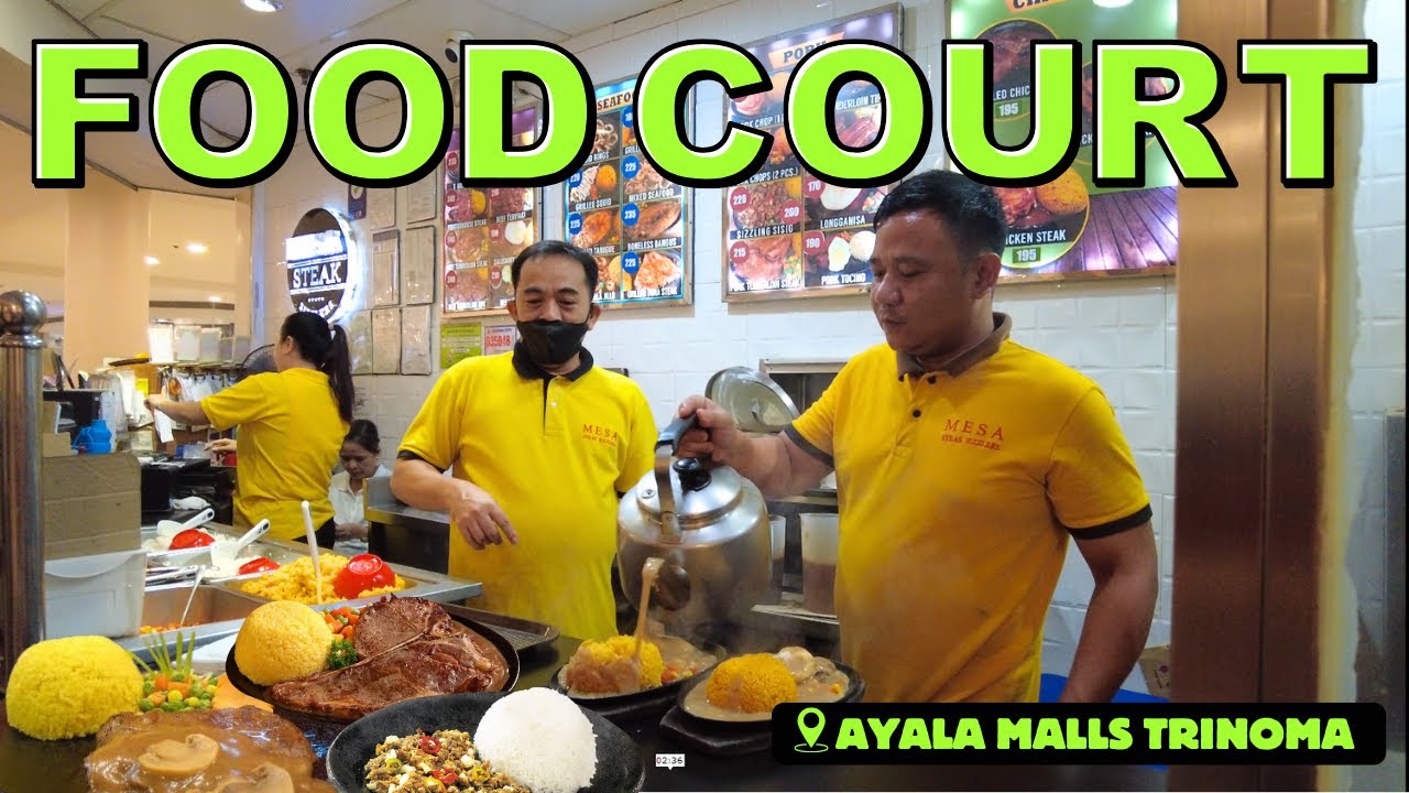 [4K] TRINOMA FOOD COURT - FOOD CHOICES UPDATE NOVEMBER 2024 - YouTube