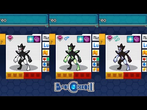 PRIME MIZAN RARE SHINY, SHINY, NORMAL - EvoCreo 2 - YouTube