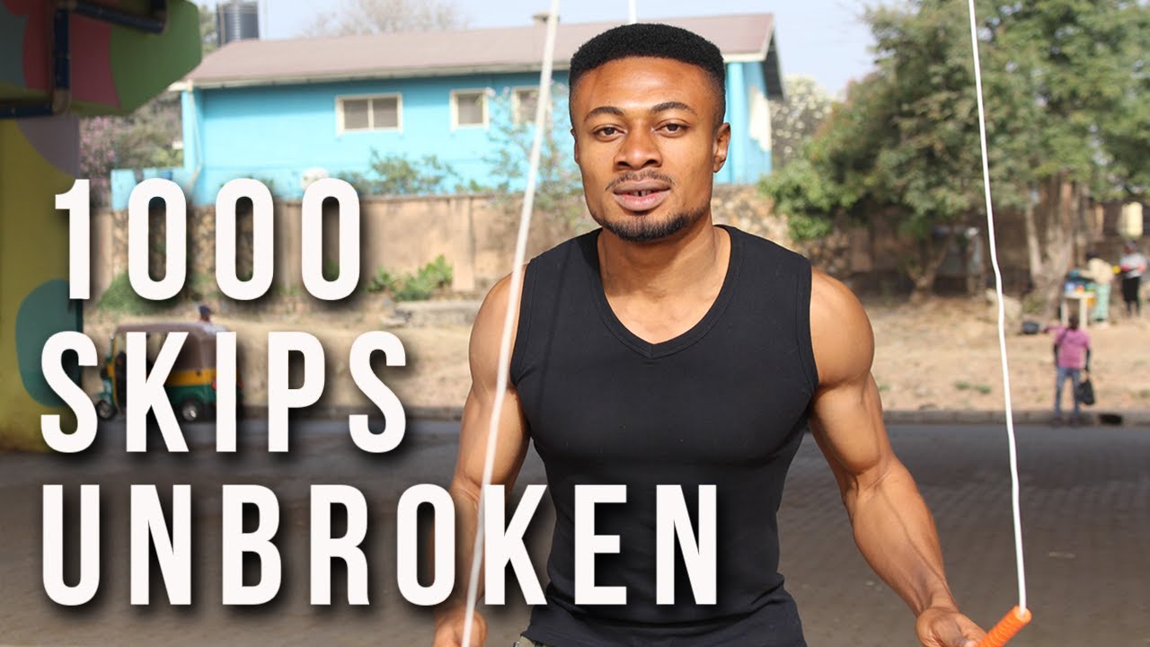 Jump rope for longer time | Cardio workout at home challenge | UNBROKEN ...