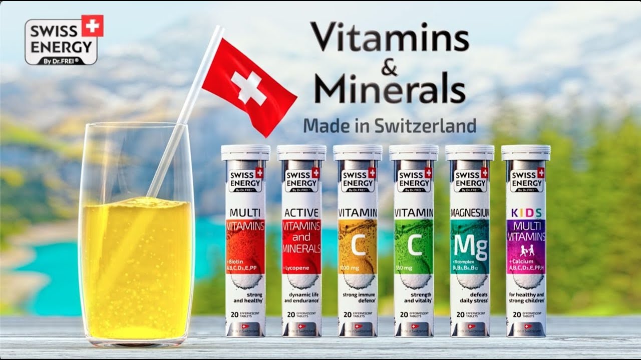 SWISS ENERGY effervescent vitamins | Made in #Switzerland 🇨🇭 best ...