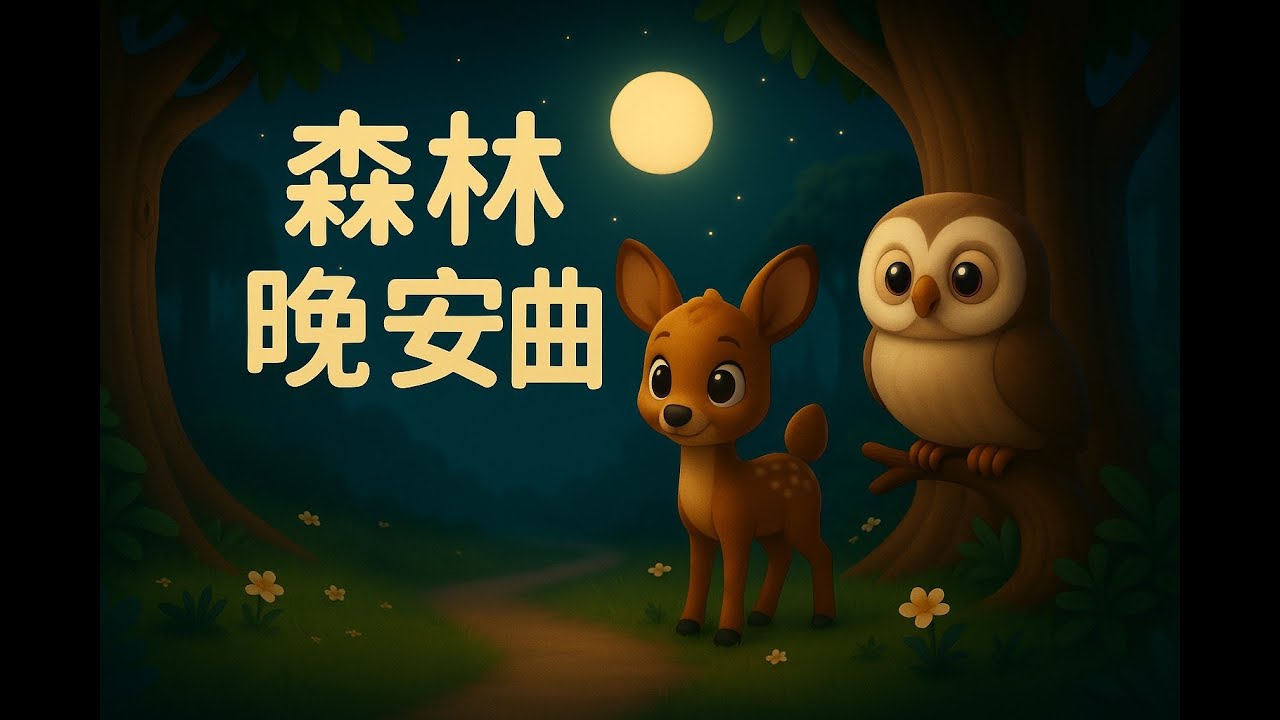 森林晚安曲｜兒童睡前故事中文配音｜ 放鬆音樂 × 動物之夜【Good Night, Forest Friends｜Bedtime Story ...
