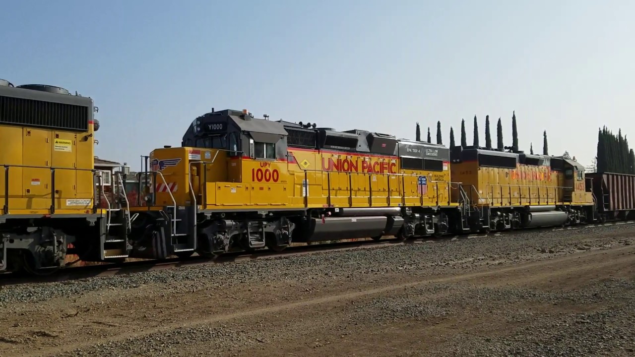 Brand New EPA TIER 4 EMD 24B on UP Permanente Local in Saratoga, CA 11 ...