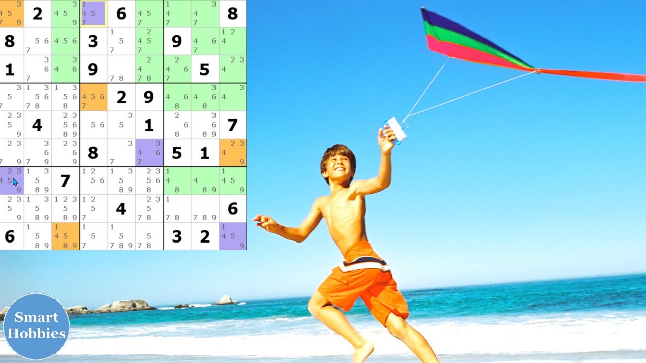 Sudoku 2-String Kites And X-Chains - Sudoku Advanced Tutorial 6 - YouTube