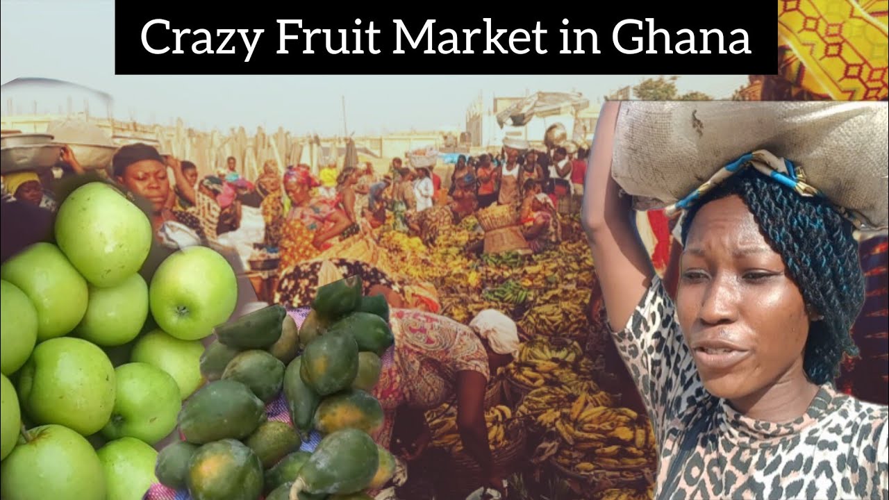 INSIDE THE BIGGEST FRUIT MARKET IN ACCRA, GHANA! CHEAP??/A Day with My ...