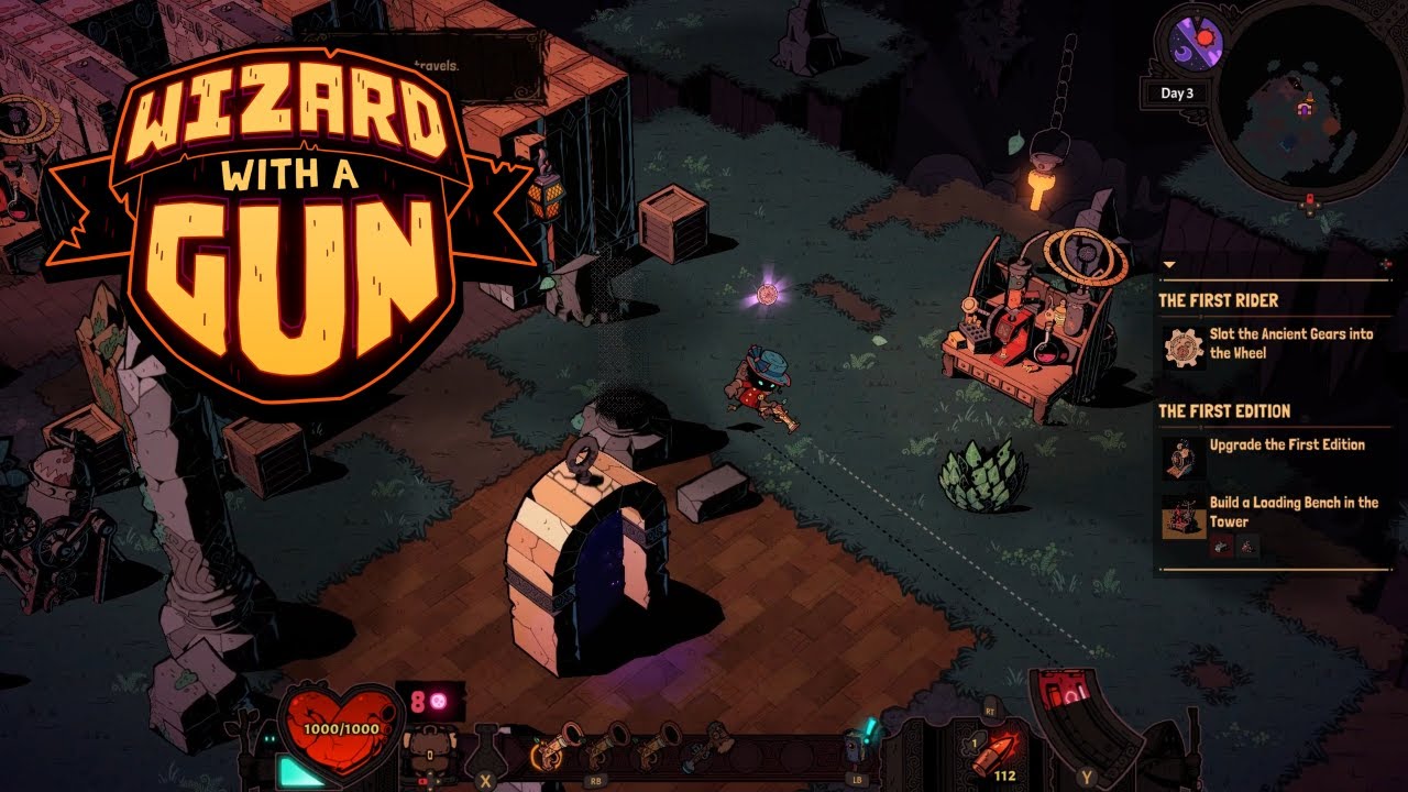 WIZARD WITH A GUN Gameplay - YouTube