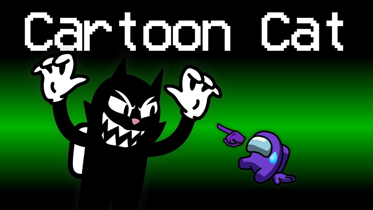 NO JUEGUES CON CARTOON CAT A LA 1:00 AM EN AMONG US | INVOCO A CARTOON ...