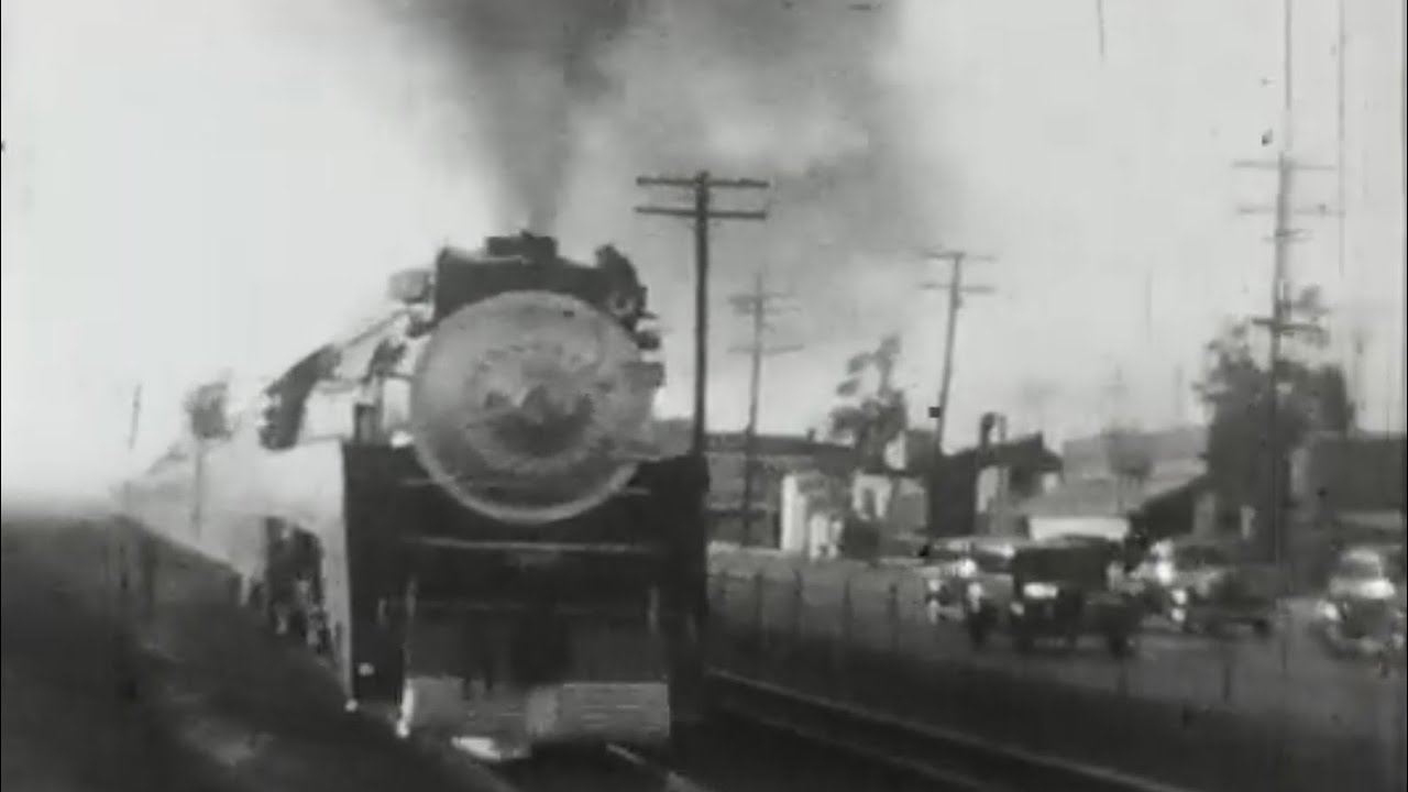Steam Locomotives Circa 1939 Railroad Freight & Passenger Trains - YouTube