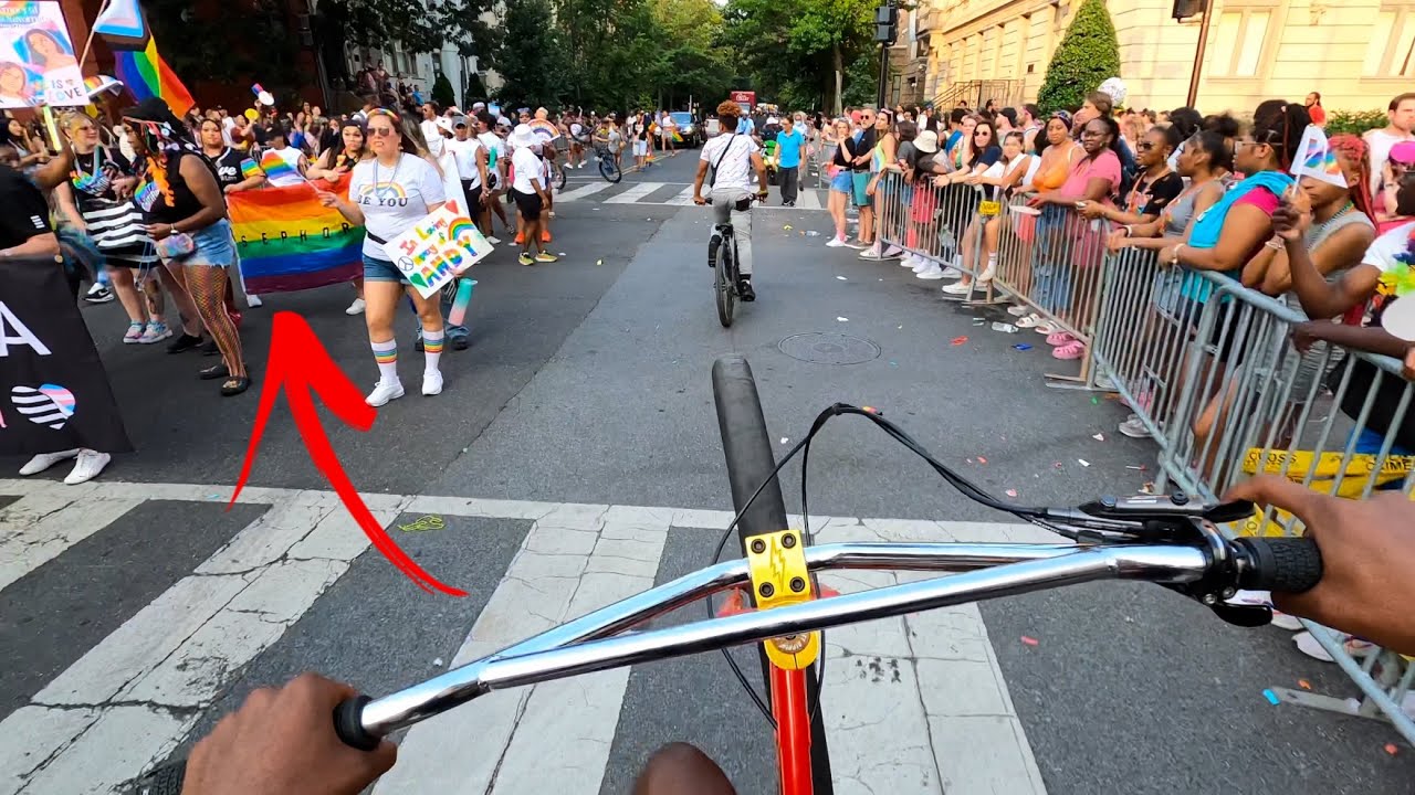 I WHEELIED THROUGH A PRIDE PARADE AGAIN!?!?!? *CRAZY* - YouTube