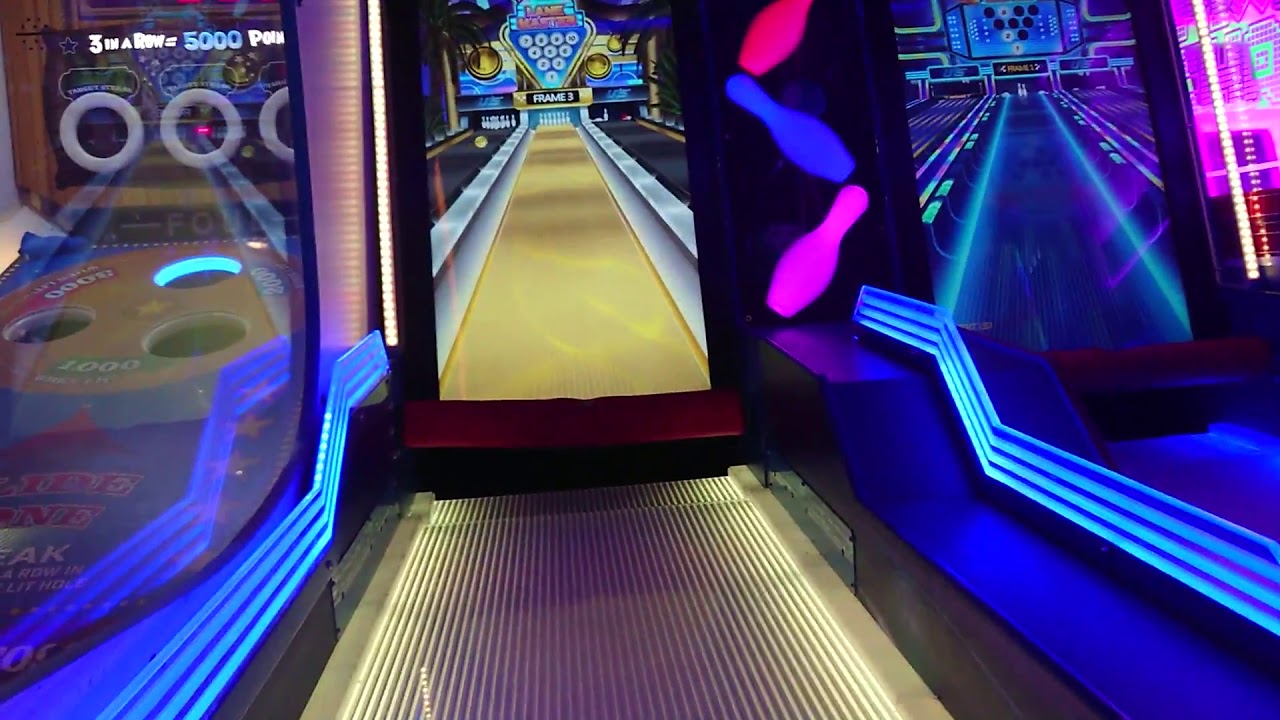 Playing Lane Master In The Namco Arcades - YouTube