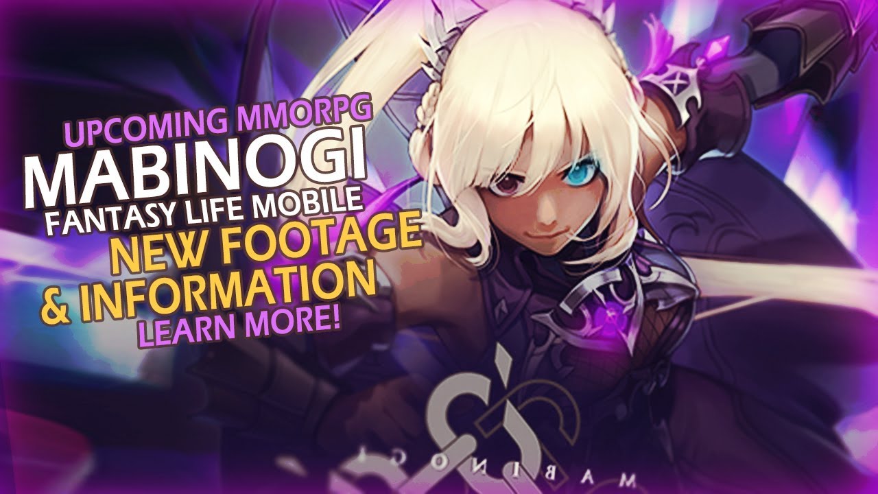 Upcoming MMORPG Mabinogi Fantasy Life Mobile - New Footage & Information! - YouTube