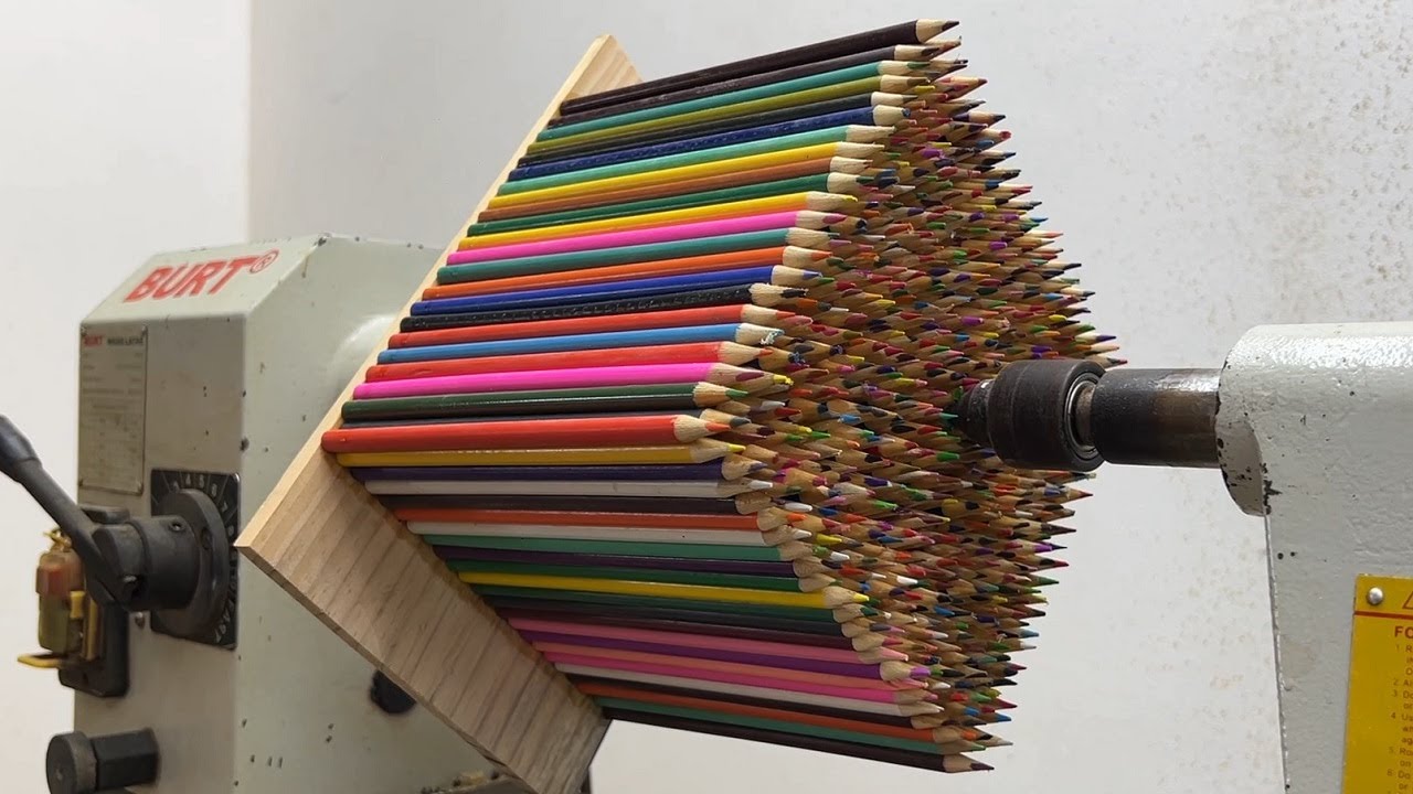 Amazing Woodturning Crazy - Quintessential Identity Of Colored Pencil ...