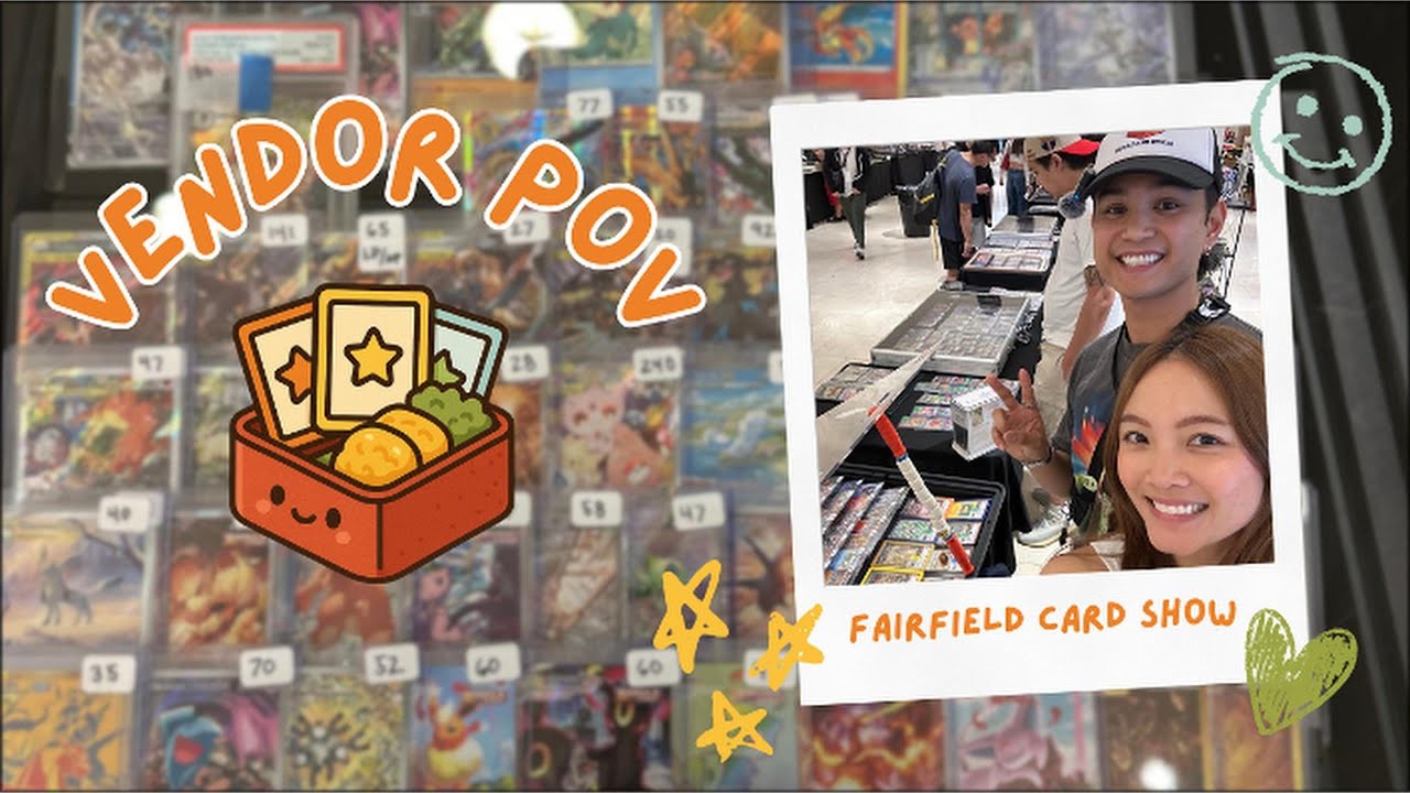 Our First Time Vending EVER! Fairfield Card Show | Pokemon Vendor POV ...