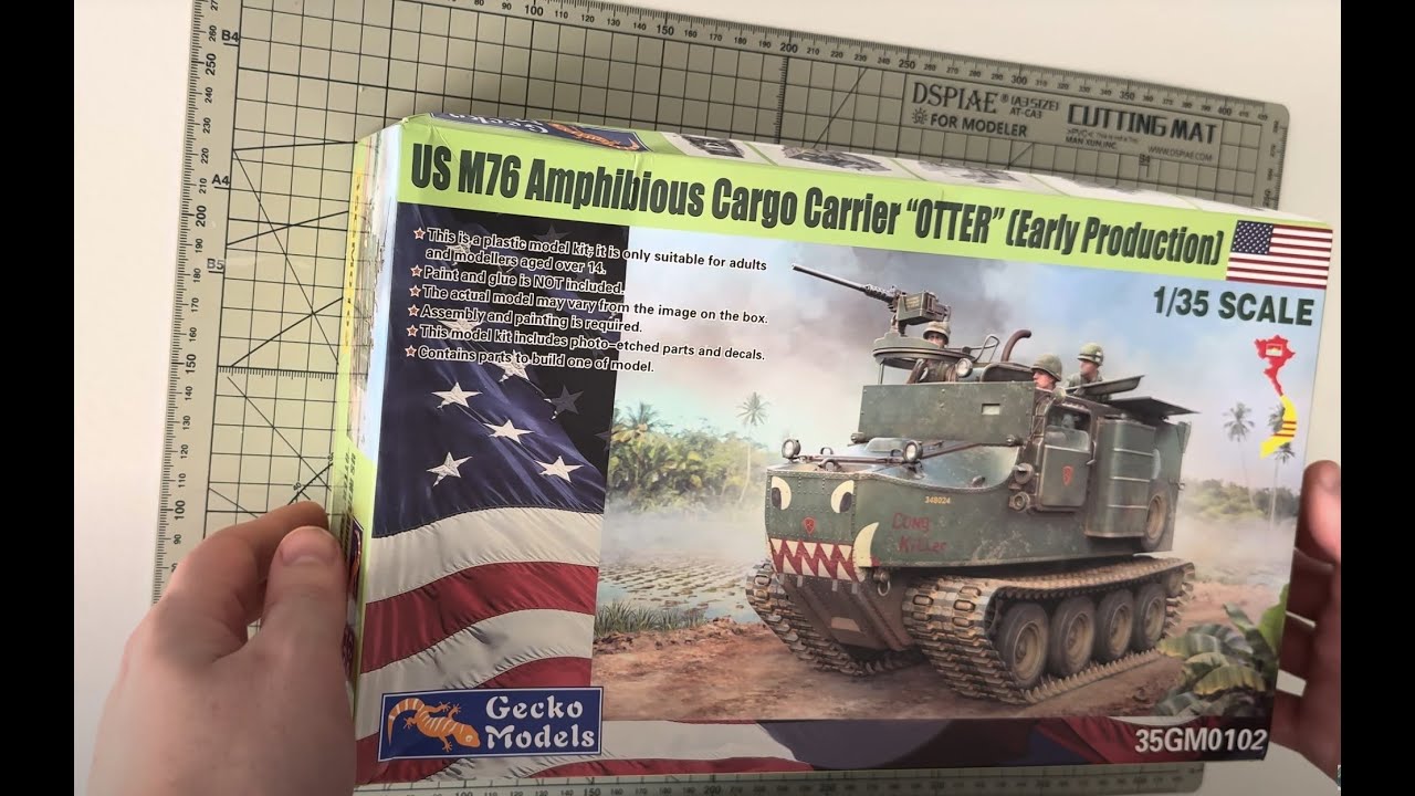 GM 35GM0102 M76 Otter Amphibious Cargo Carrier | 1/35 Scale Model ...