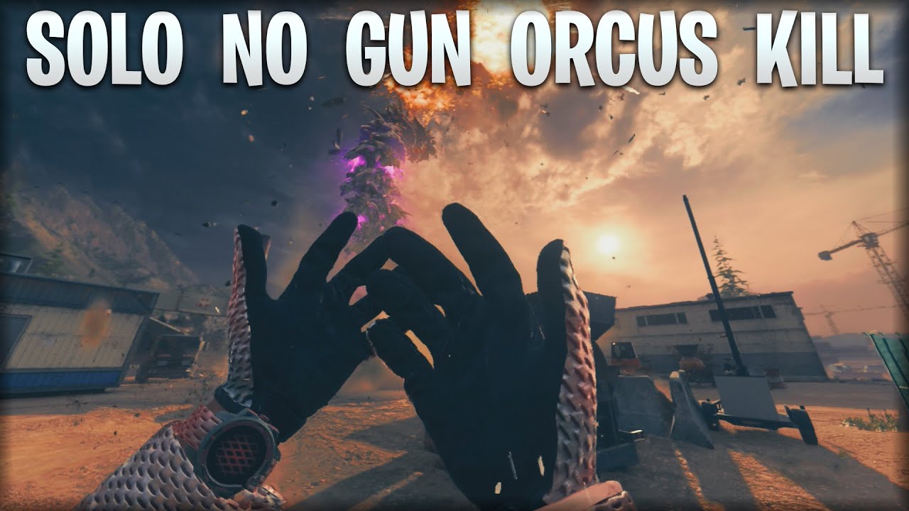 MW3 Zombies - SOLO NO GUN FINAL BOSS KILL ( SOLO ORCUS KILL ) - YouTube