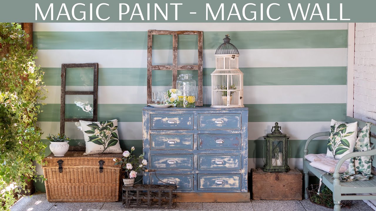 Colora pareti in cartongesso all'ESTERNO con MAGIC WALL! Pittura murale ...