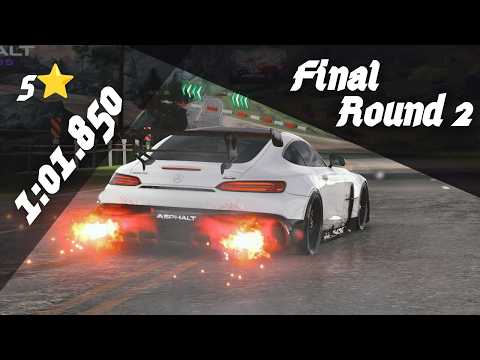 5⭐ - 1:01.850 | AMG GT Black Series Grand Prix - Round 2 [ Ancient Ruins ] - Asphalt Legends