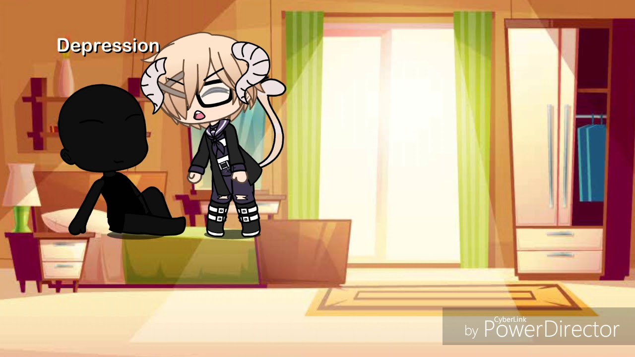 If My Depression And I Had A Conversation || Gacha Life || Swearing ...