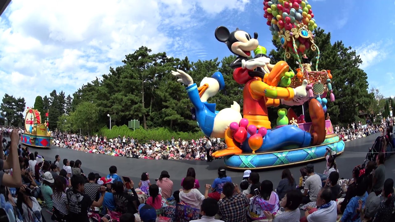 Tokyo Disneyland Parade September 2015 Part 2 Sony FDR‑X1000V 4K - YouTube