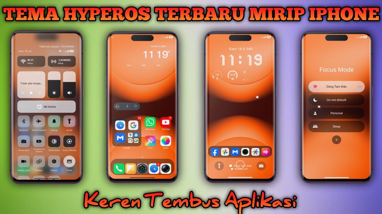 NEW IOS 18🔥 2 Tema Xiaomi HyperOs Tembus Akar Tampilan Mirip Iphone Terbaru -Eps 55 - YouTube